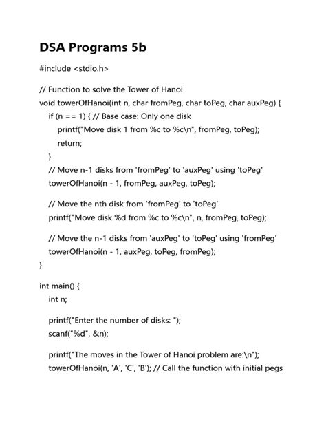 Dsa Programs 5b Pdf
