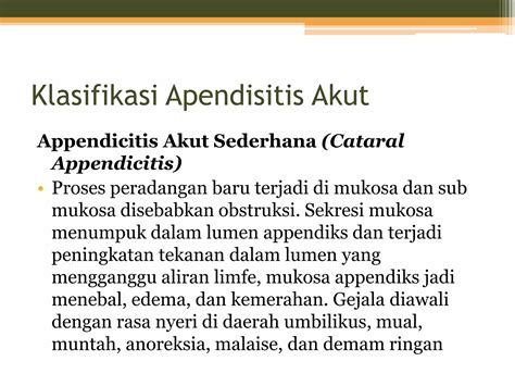 Apendisitis Akut And Kronik Pptx