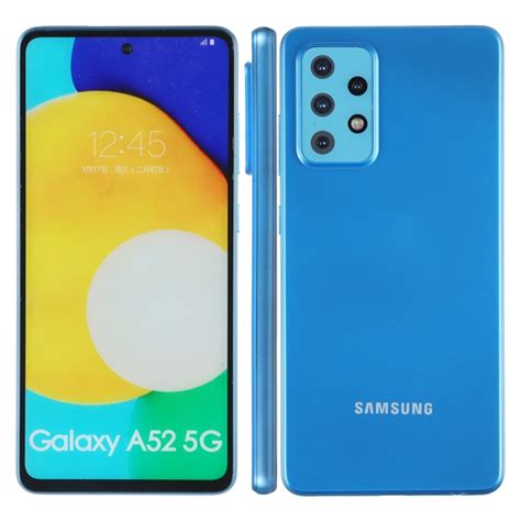 สำหรบ Samsung Galaxy A52 5G หนาจอส NonWorking Fake Dummy Display รน สนำเงน