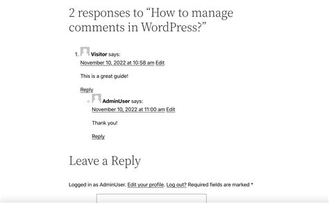 How To Manage Wordpress Comments Siteground Tutorials