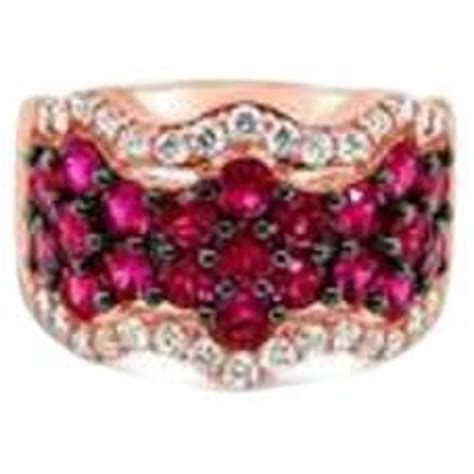 Le Vian Ring Featuring Passion Ruby Vanilla Diamonds Set In 14k