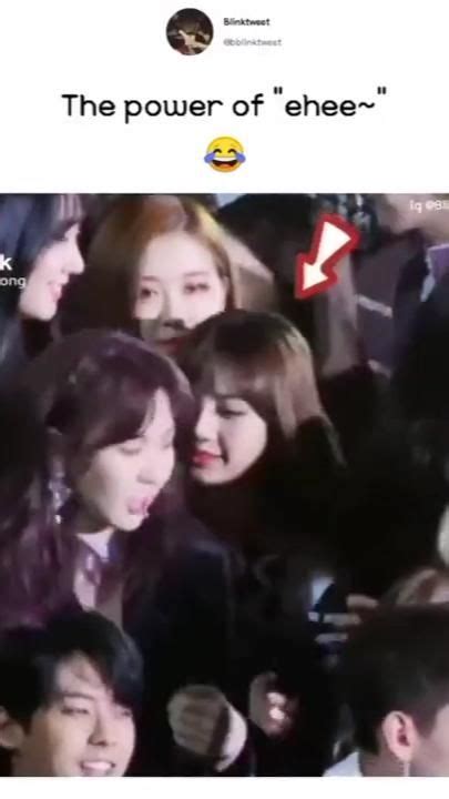 Lisas Ehee Is So Iconic Blackpink Funny Lisa Blackpink Instagram Blackpink Square Up