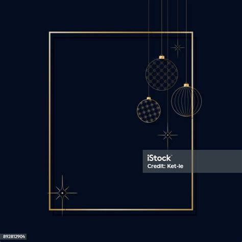 엽서 초대장 광고 겨울 축제 배경 골드 프레임 벡터는 빈 그래픽 서식 파일에 대 한 크리스마스와 새 해 패턴 장식 빛 새 해의 골든 볼의 장식 0명에 대한 스톡 벡터 아트