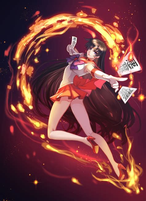 Hino Rei Sailor Mars And Super Sailor Mars Bishoujo Senshi Sailor