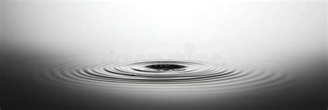 Water Drop Creating Concentric Ripples On A Calm Surface Stock Illustration Illustration Of