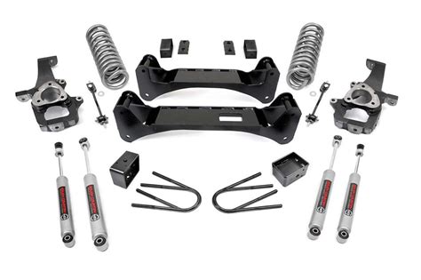Rough Country 6 In Suspension Lift Kit Wshocks 37630 Black Patch