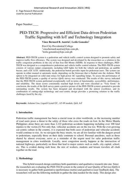 Pdf Ped Tech Progressive And Efficient Data Driven Pedestrian