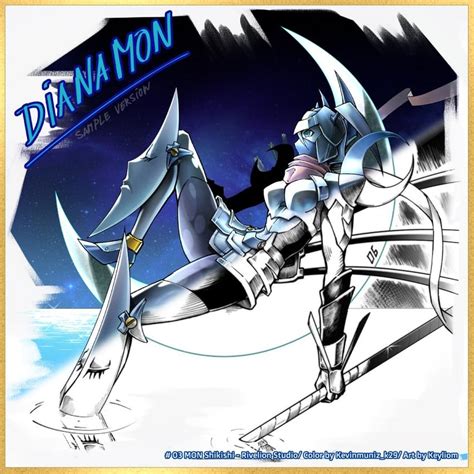 Dianamon Digimon Drawn By Kevin Muniz And Keyliom Danbooru