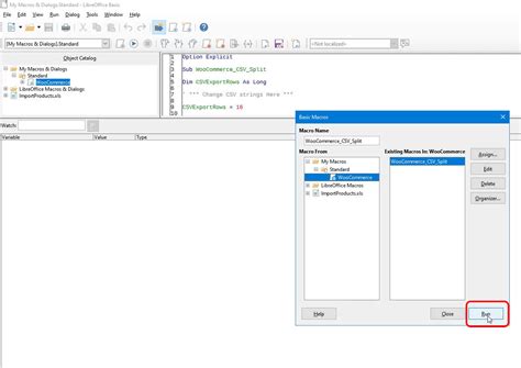 WooCommerce CSV Splitter Macro For Separate Importing Of New Products