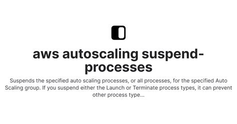 Aws Autoscaling Suspend Processes Fig
