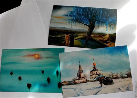 Набор открыток Природа в интернет магазине на Ярмарке Мастеров Балашиха доставка по России