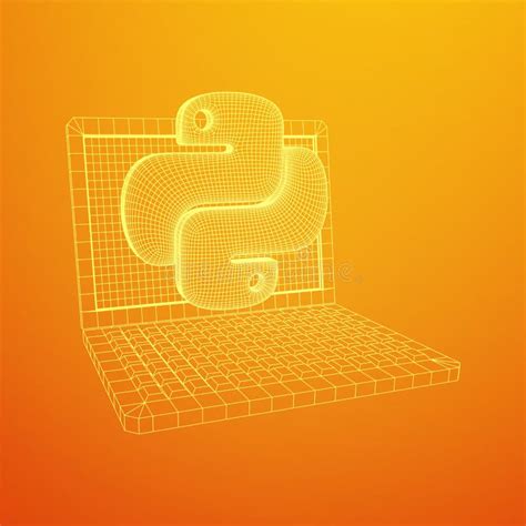 Python Code Language Sign Stock Vector Illustration Of Icon 167501229