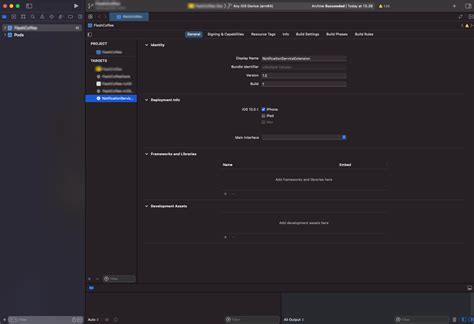Unable To Install Appname On Iphone After Add Notification Service