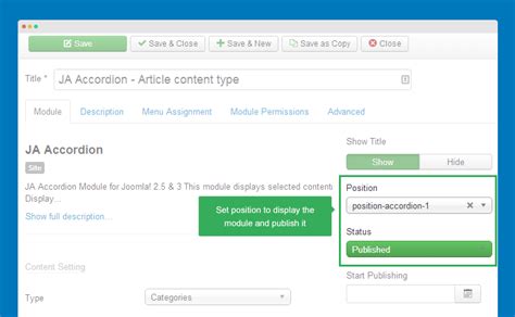 Ja Accordion Module Documentation Joomlart