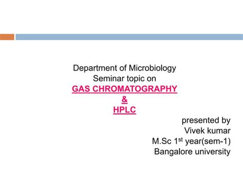 Chromatography Techniques Pptx
