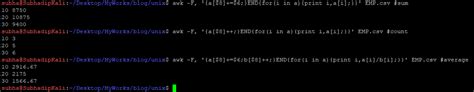 AWK Commands Equivalent To SQL Query Data Manipulation Page Of Subhadip Mukherjee