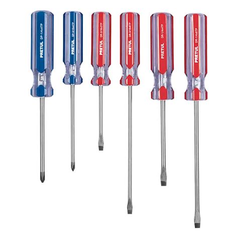 Juego De 6 Destornilladores Magneticos Pretul Jd 6tp Agrofarbef