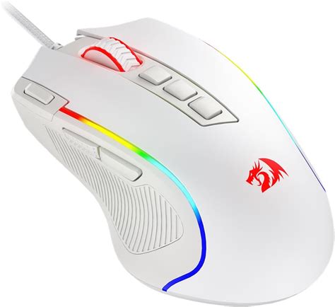Used Redragon M612 Predator Rgb Gaming Mouse 8000 Dpi Wired Optical Gamer Mouse With Ubb Threads