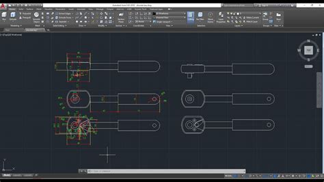 AutoCAD 2D How To Drawing Socket Wrench Handle YouTube