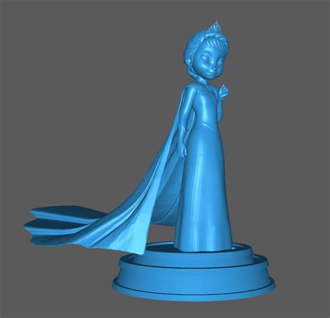 Stl File Elsa Sexy Girl42 🫦 Obj ・3d Printing Design To Download・cults
