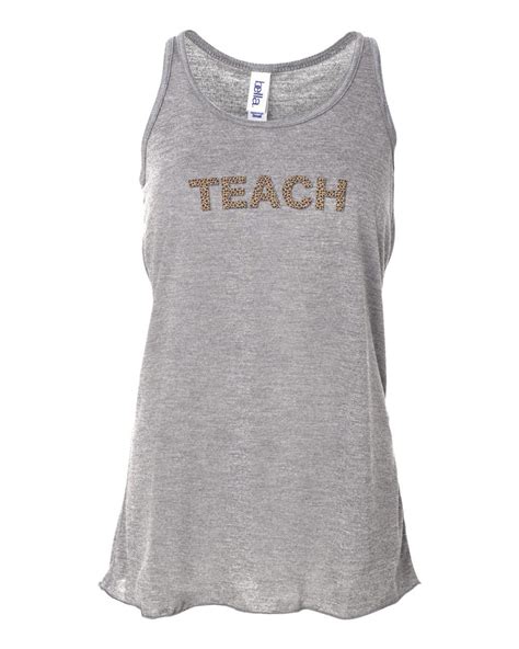 Teach Teacher Tank Top Teacher Racerback T For Teacher Womens