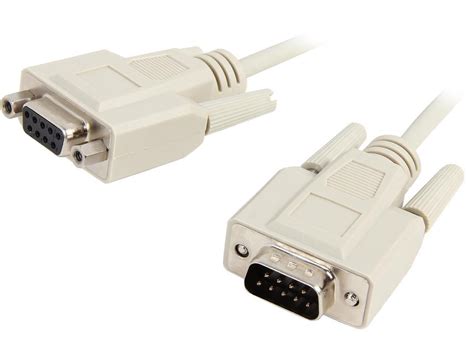 C2g 09452 Db9 M F Serial Rs232 Extension Cable Beige 25 Feet 7 62