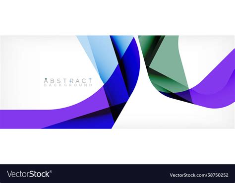 Minimal Abstract Background Color Overlapping Vector Image