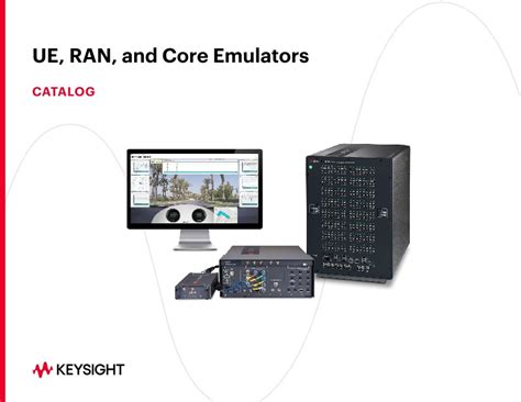 Ue Ran And Core Emulators Catalog Pdf Asset Page Keysight