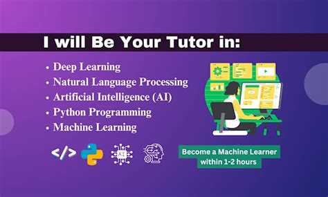 Be Your Tutor Of Python Machine Learning Deep Learning And Nlp By Mkhizi14 Fiverr