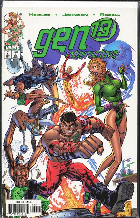 Gen 13 Interactive 2 1997 Gen 13 Comic Books Modern Age Image Comics Gen 13 Superhero