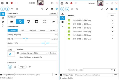 Capture Screen Webcam Record Audio Track Mouse Clicks Keystrokes