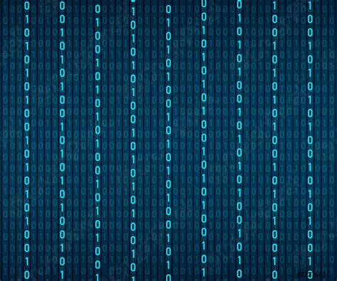 Background In A Matrix Style Falling Random Numbers Green Is Stock
