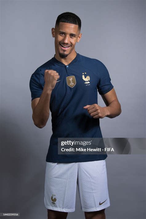 William Saliba Of France Poses During The Official Fifa World Cup