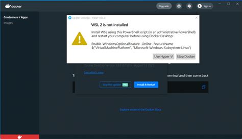 【docker】問題解決：wsl 2 Is Not Installed Docker Windows 嗡嗡的隨手筆記