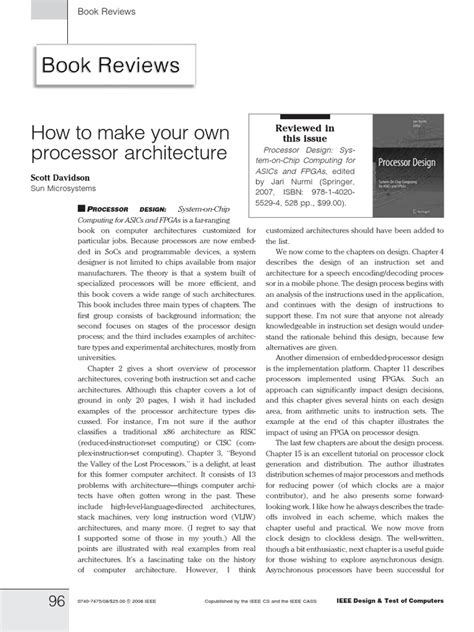 processors and architecture pdf digital signal processor central