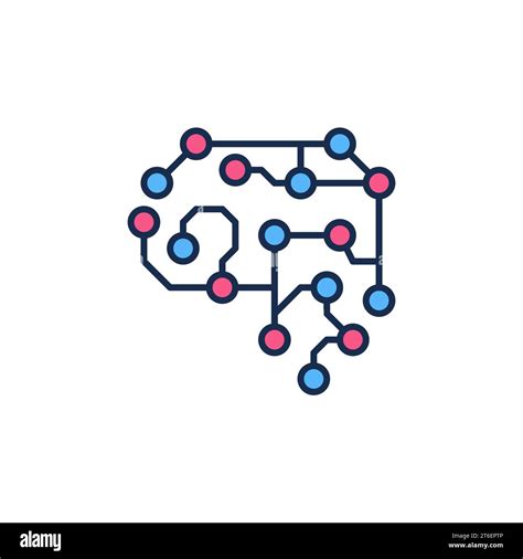 Ai Brain Vector Neural Network Concept Colored Icon Or Symbol Stock Vector Image And Art Alamy