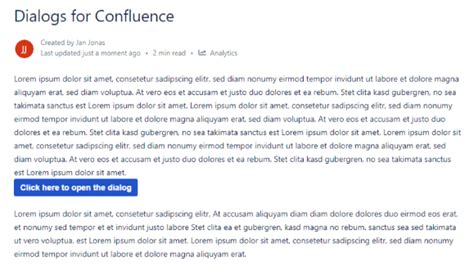 Dialogs For Confluence Atlassian Marketplace