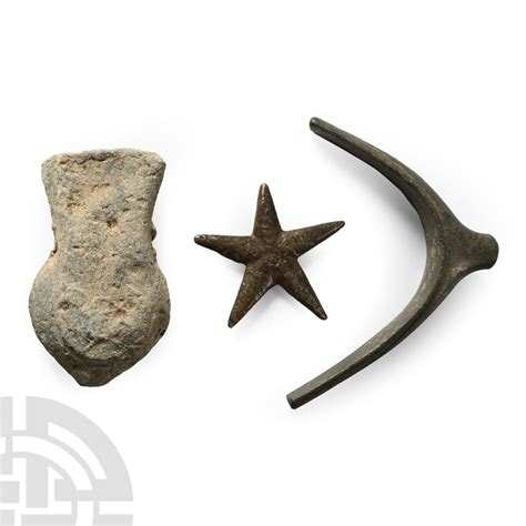 At Auction Medieval Bronze And Lead Artefact Group