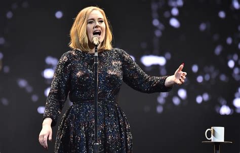 Adele Waves The Dominican Flag At A Manchester Concert