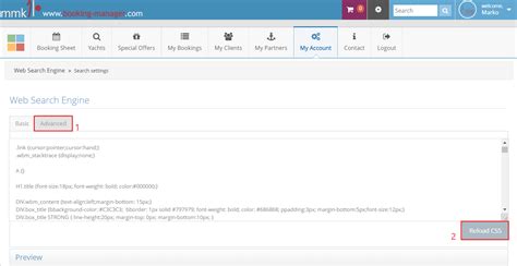 How To Edit Style For Your Custom Search Engine Booking Manager