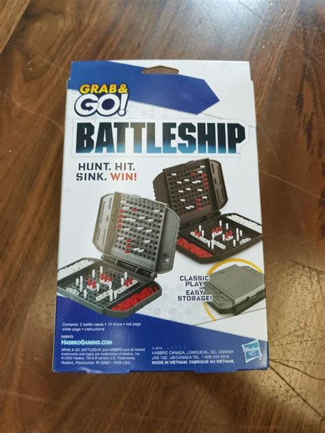 Hasbro Grab And Go Battleship Board Game Hobbies And Toys Toys And Games On