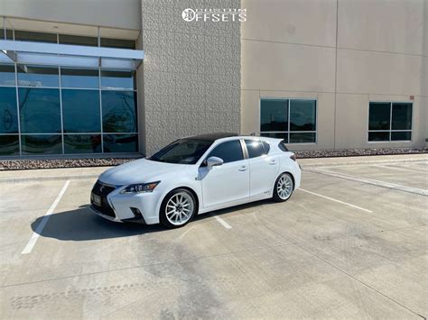 2017 Lexus Ct200h With 18x8 5 38 Cosmis Racing R1 And 225 45r18 Nexen