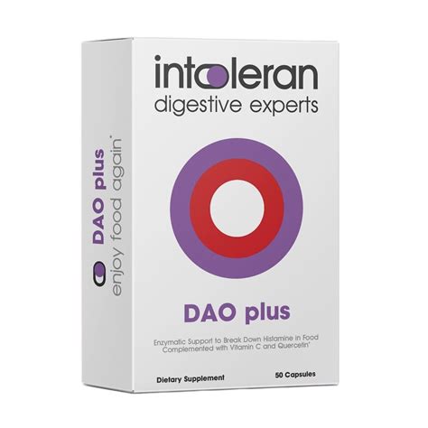 Intoleran Dao Plus Digestive Enzymes 50 Capsules