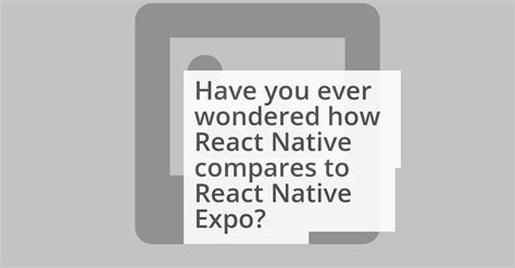 React Jobs On Linkedin React Native Vs React Native Expo
