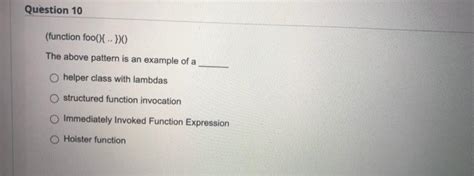Solved Function Foo F Var A2 Function Bar Console