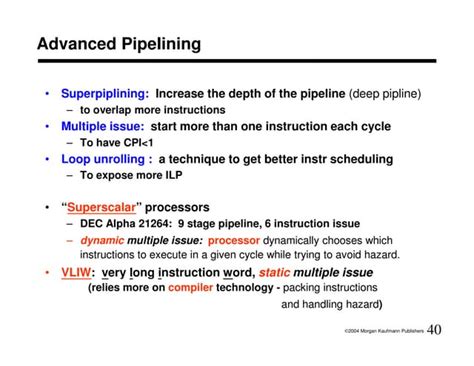 Advanced Pipelining Pdf