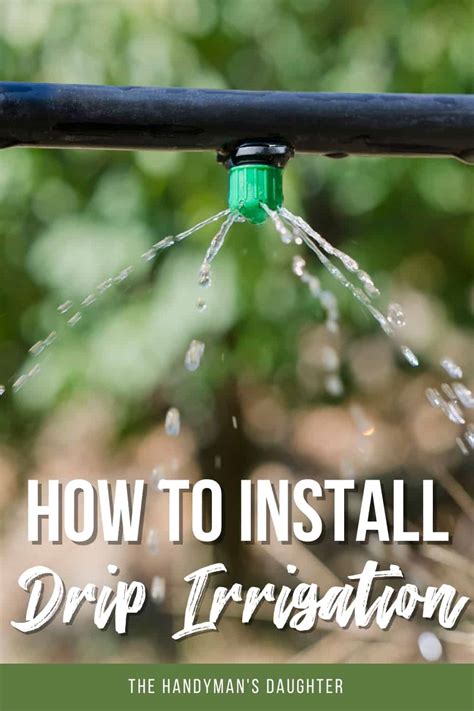 How To Install Drip Irrigation In Your Garden The Handyman S Babe