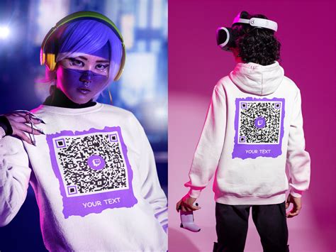 Twitch Custom Qr Code T Shirt Personalized Scannable Tee Link To Your Website Message Or Twitch Custom Qr Code T Shirt Personalized Scannable Tee Link To Your Website Message Or