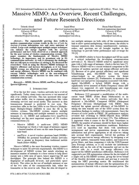 Massive Mimo Challenges And Future Directions Pdf Mimo Duplex