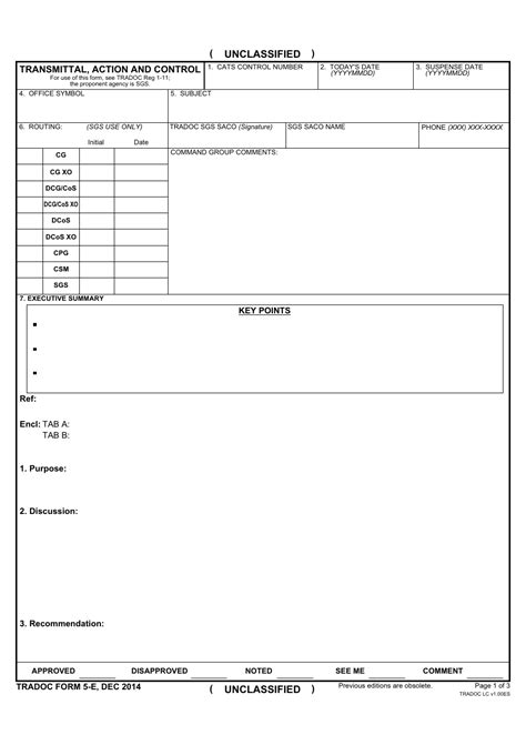 Tradoc Form 5 E Fill Out Sign Online And Download Fillable Pdf Templateroller